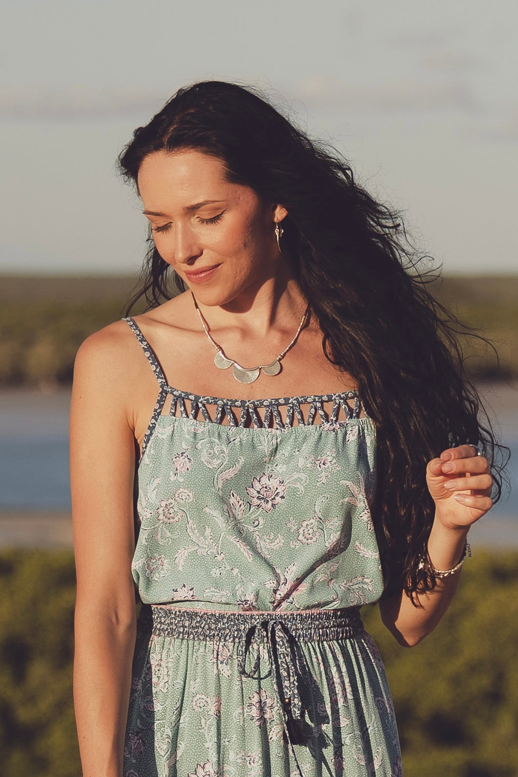 Iris Slip Top - Laguna – Unfurl