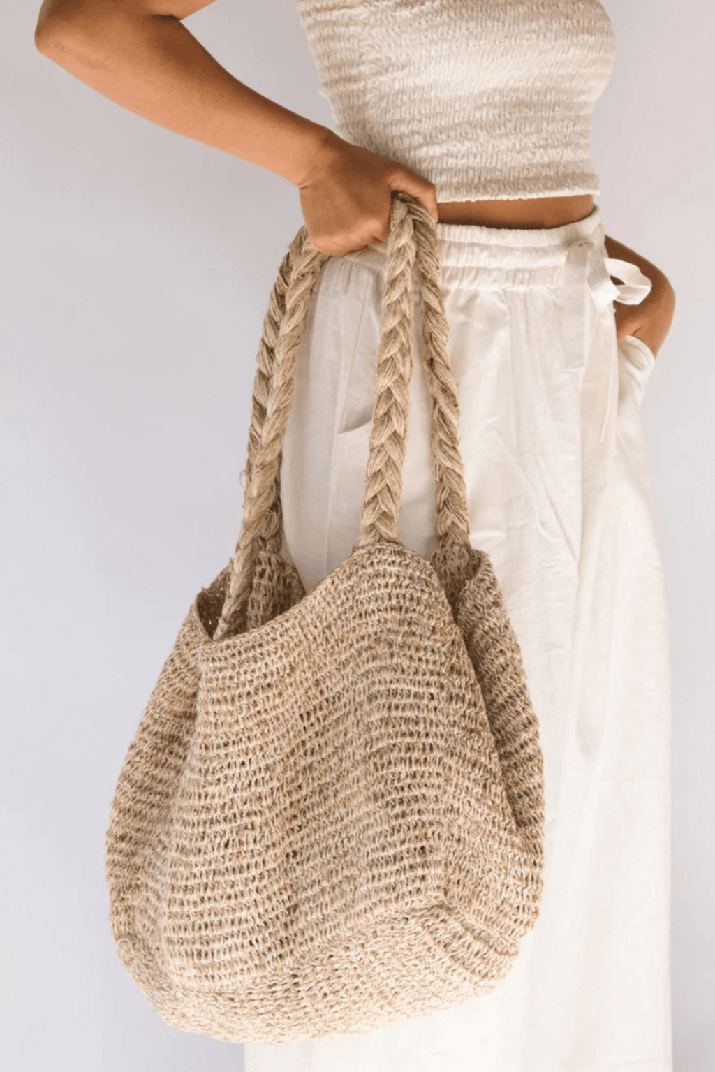 Elle Grande Tote - Natural – Unfurl