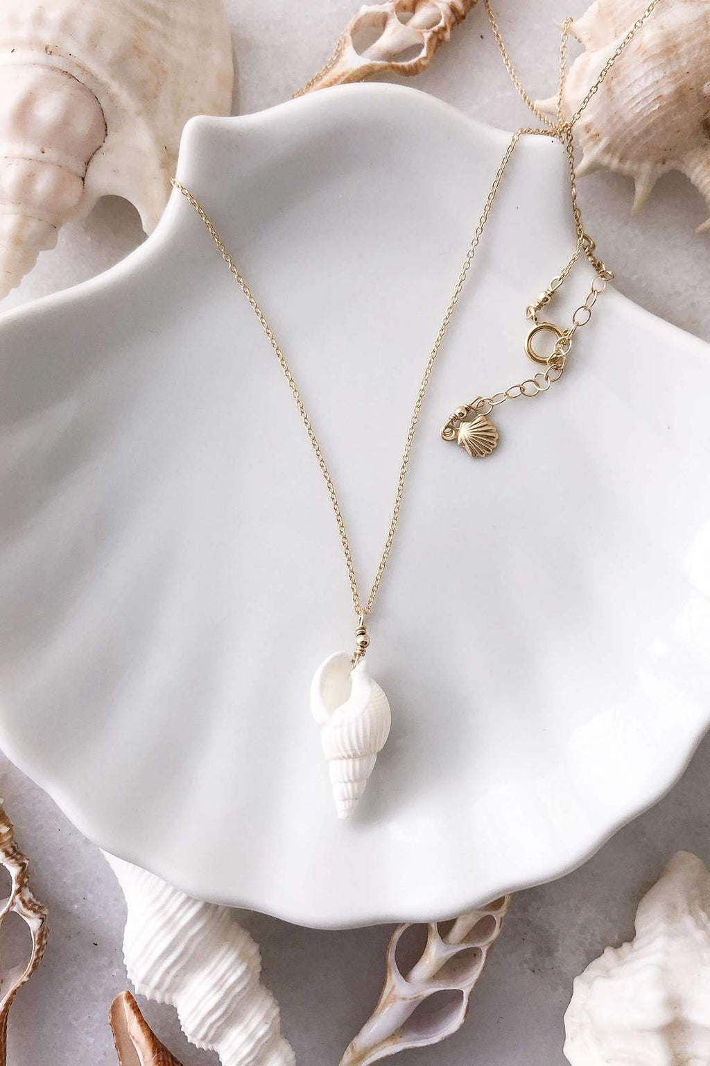 Cone Shell Necklace - Gold Fill – Unfurl